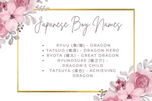 Japanese Dragon Names: 100 Meanings And Origins - The Bad-Ass Dad Pod