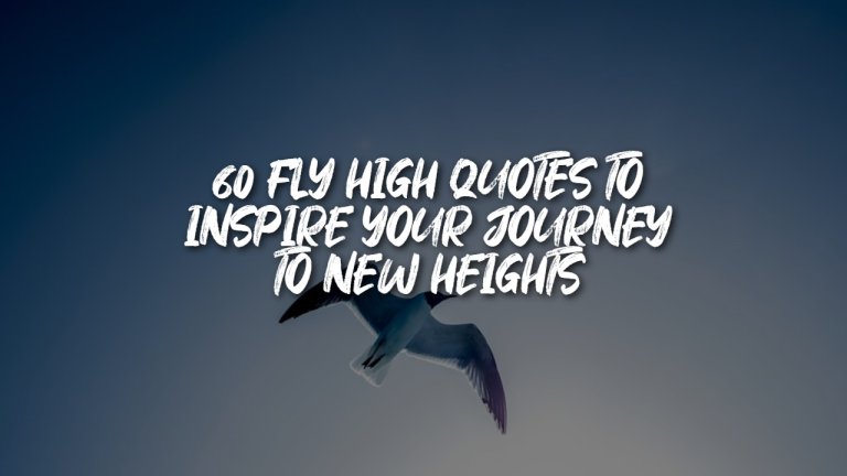 60+ Fly High Quotes to Inspire Your Journey to New Heights - The Bad ...