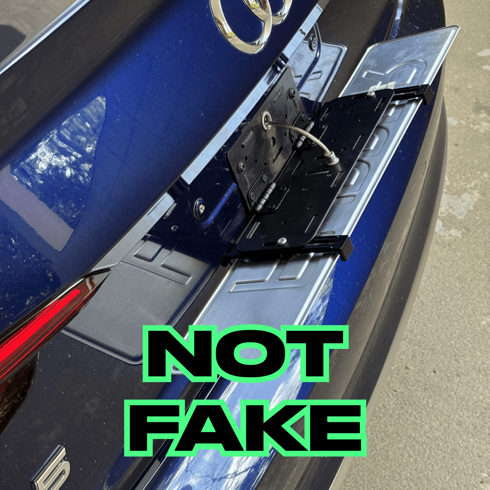 Flipping license plate tech: does it really work? - The Bad-Ass Dad Pod